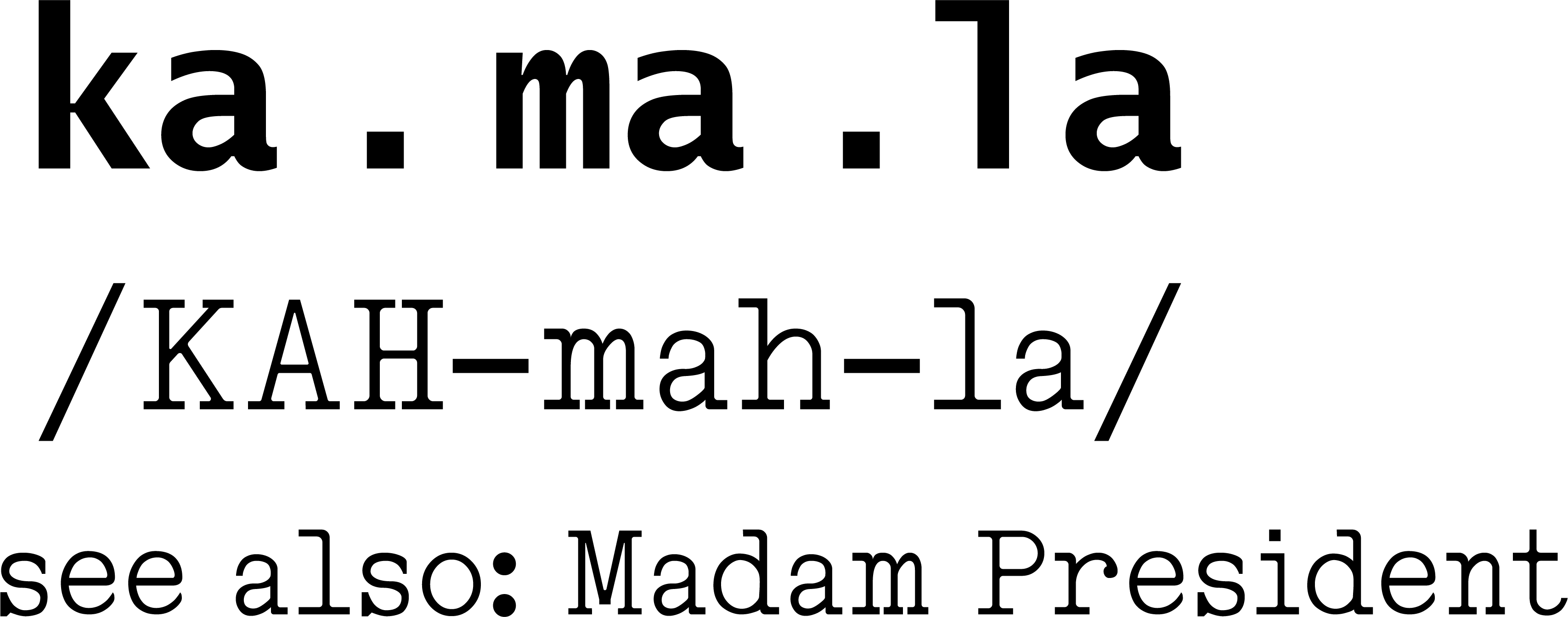 Madam President - Dictionary – QuantuMystic